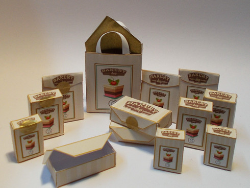 Download - Bakery Boxes No4 - ZENA'S MINIATURES