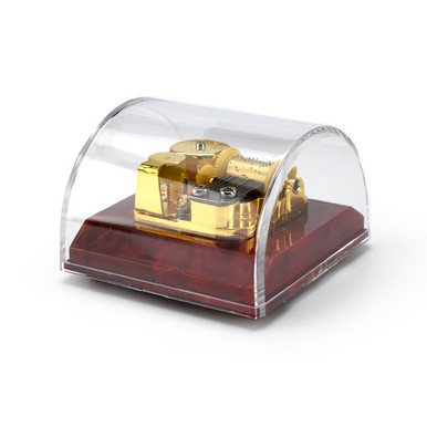 Acrylic Musical Paperweight with Mantle and Dome