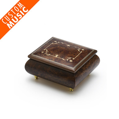 Classic Simplistic Sorrento Hand Inlaid Custom Sound Music Box - Sckoba