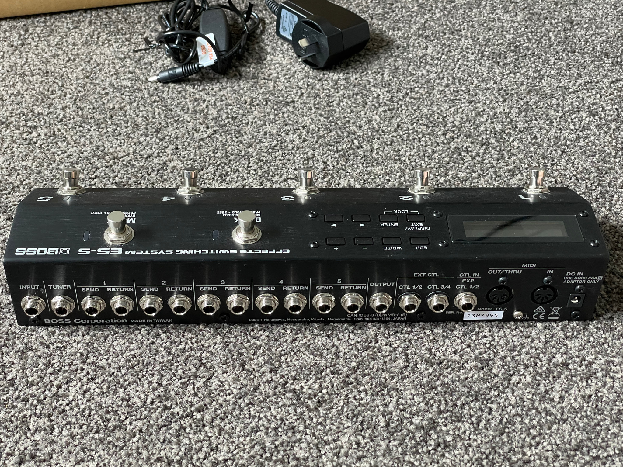 Boss ES-5 Effects Switcher - Tone Lounge