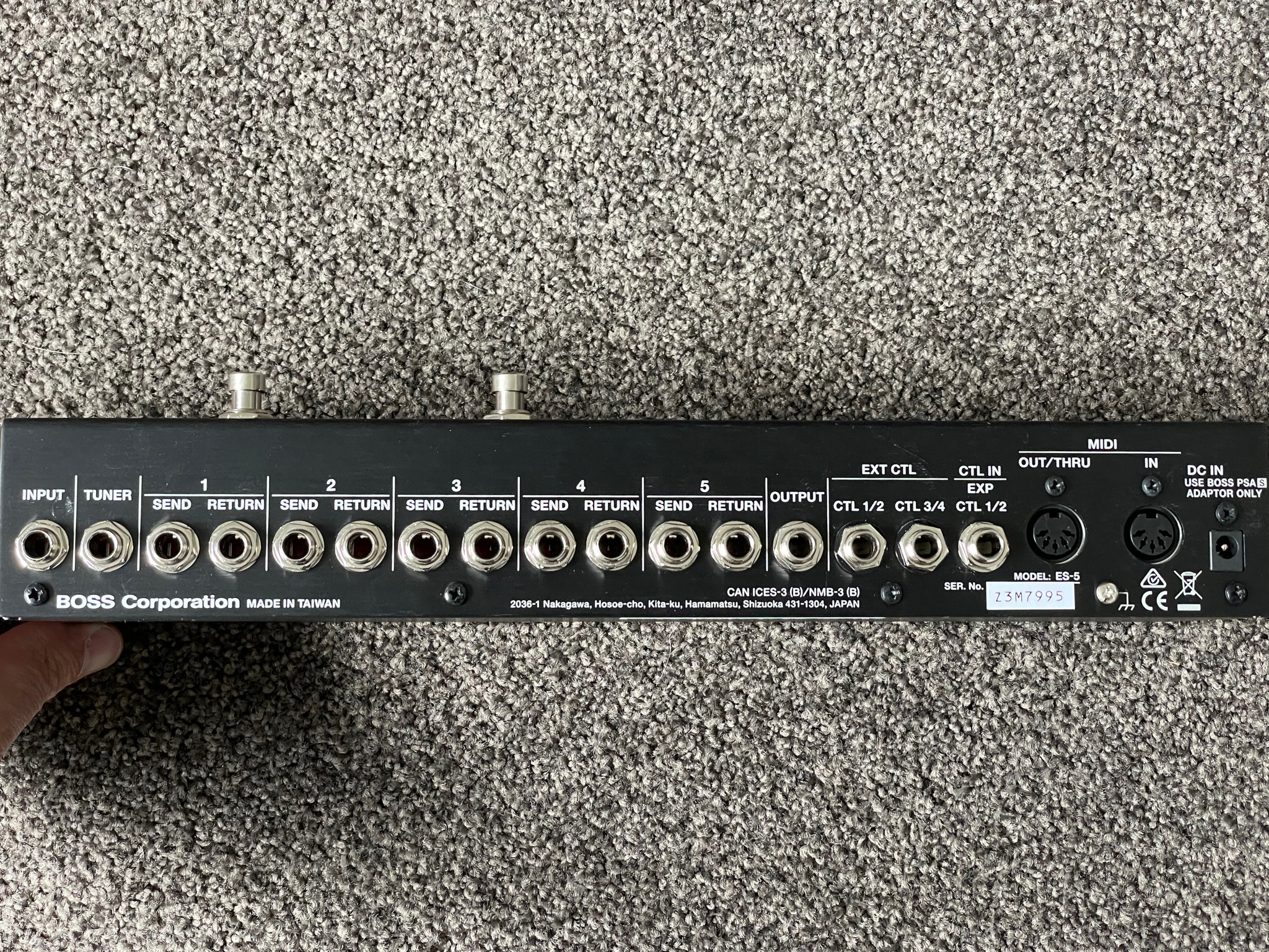 Boss ES-5 Effects Switcher - Tone Lounge