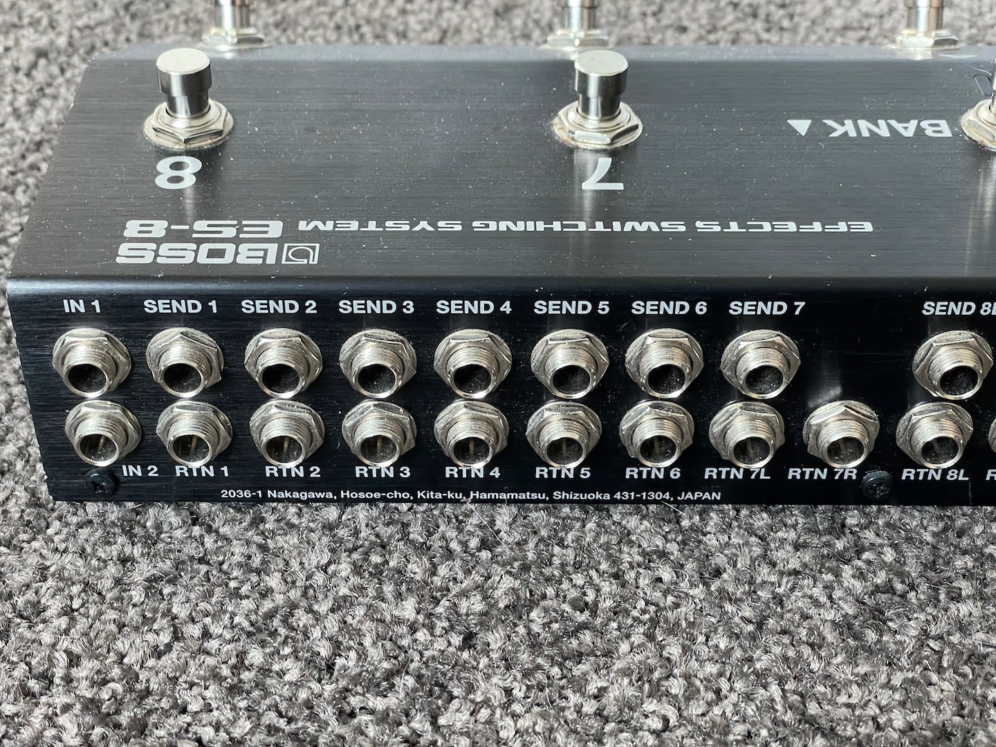 Boss - ES-8 loop switcher - Tone Lounge