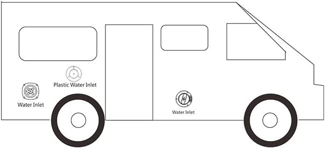 SEAFLO Plastic Water Inlet RV/Marine/Water Systems - Seaflo Direct