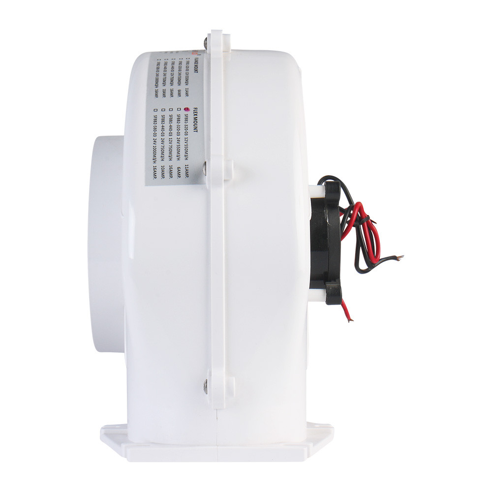SEAFLO 03-Series 4" Flange Mount Bilge Blower Fan (24V | 320CFM ...