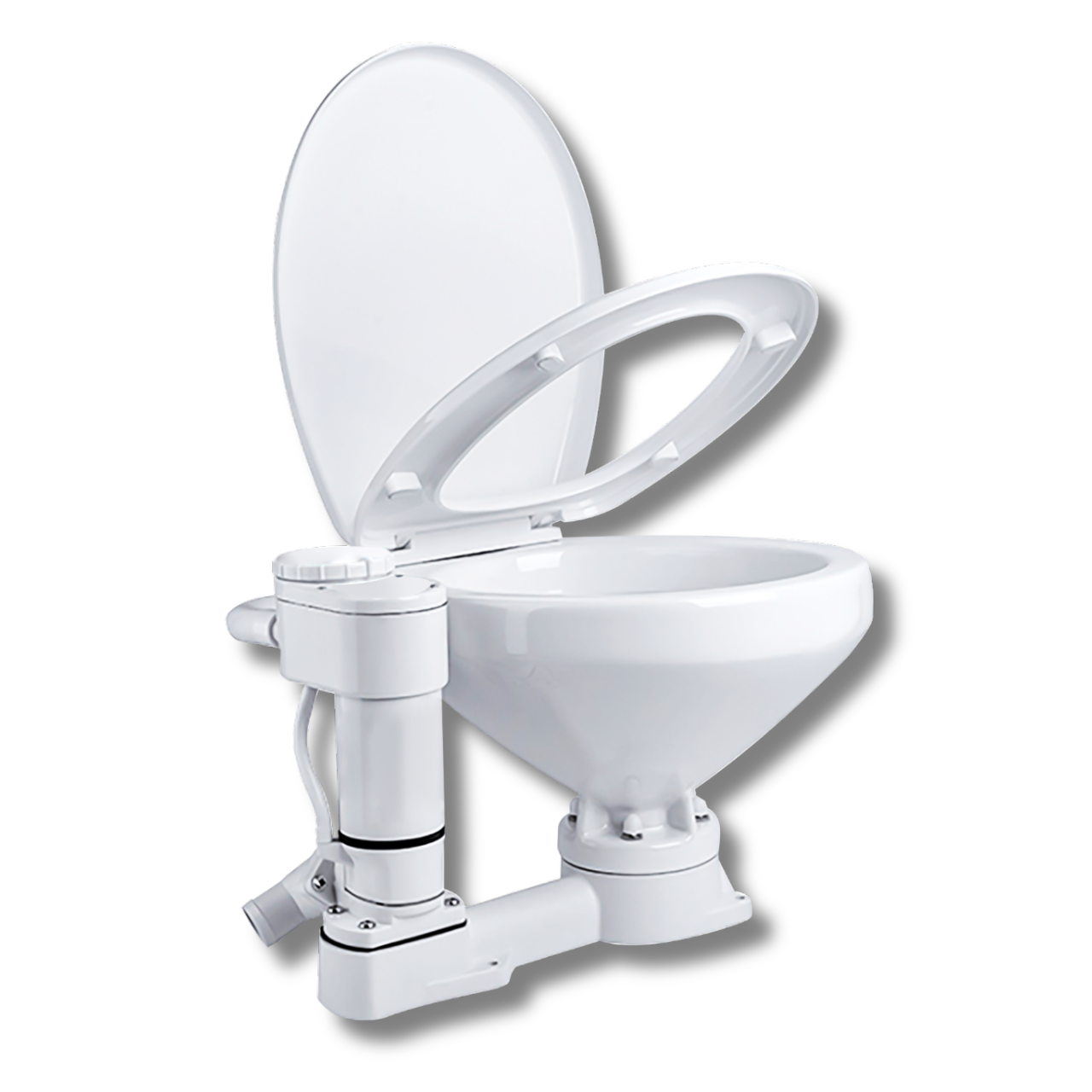 COMMODORE Electric Marine Toilet with electric flush pump