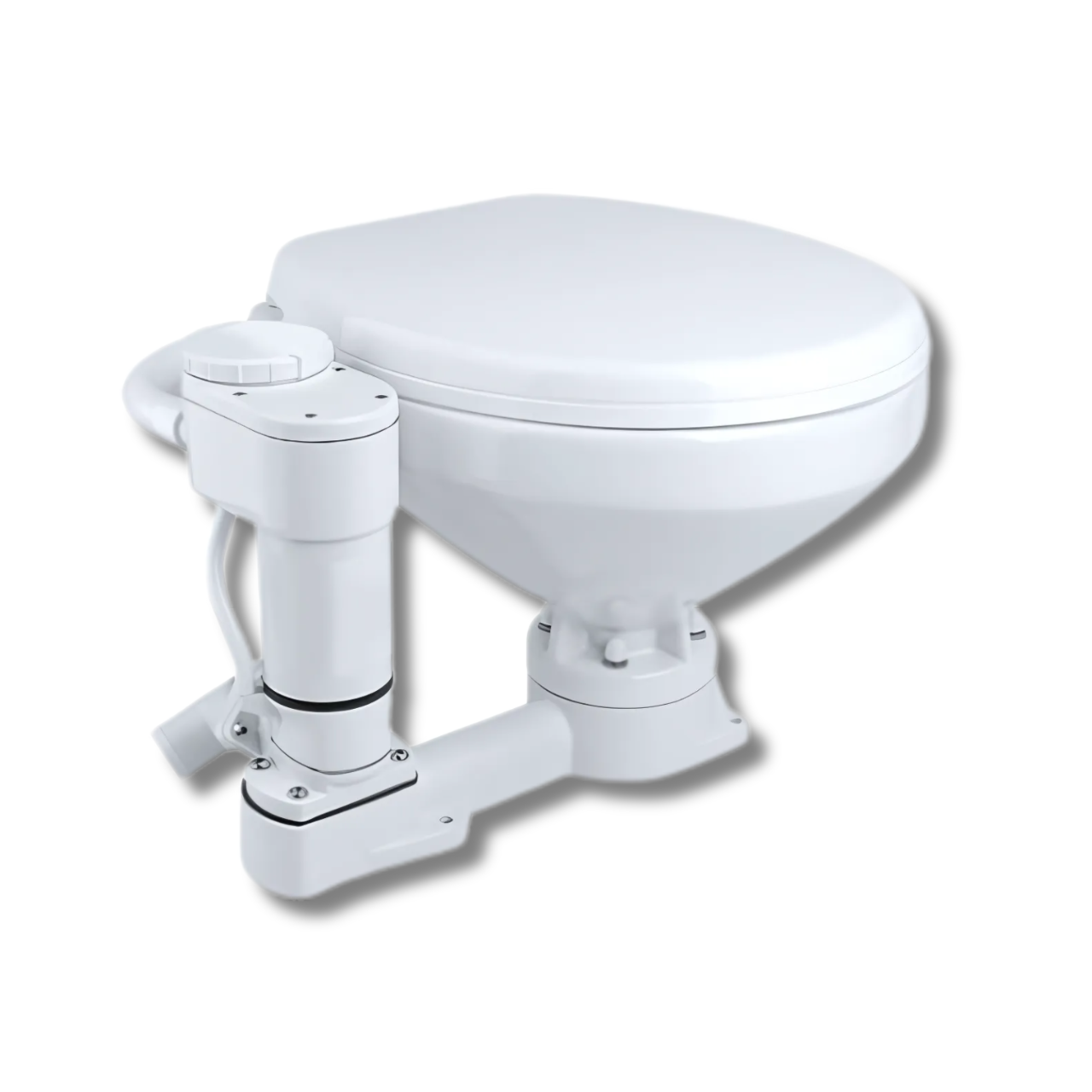 COMMODORE Electric Marine Toilet with electric flush pump