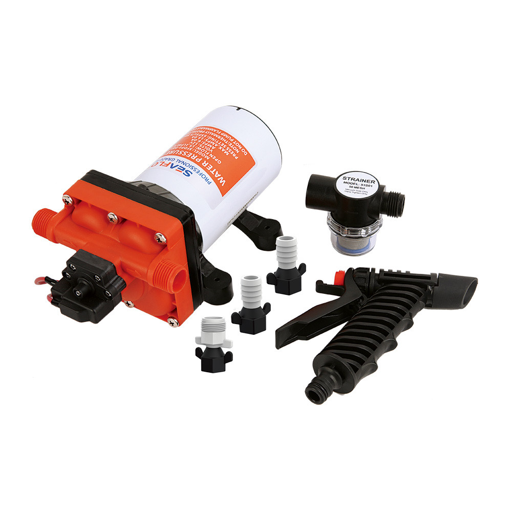 42 Series Washdown Pump Kit With 6.5m Coiled Hose（12V | 24V）