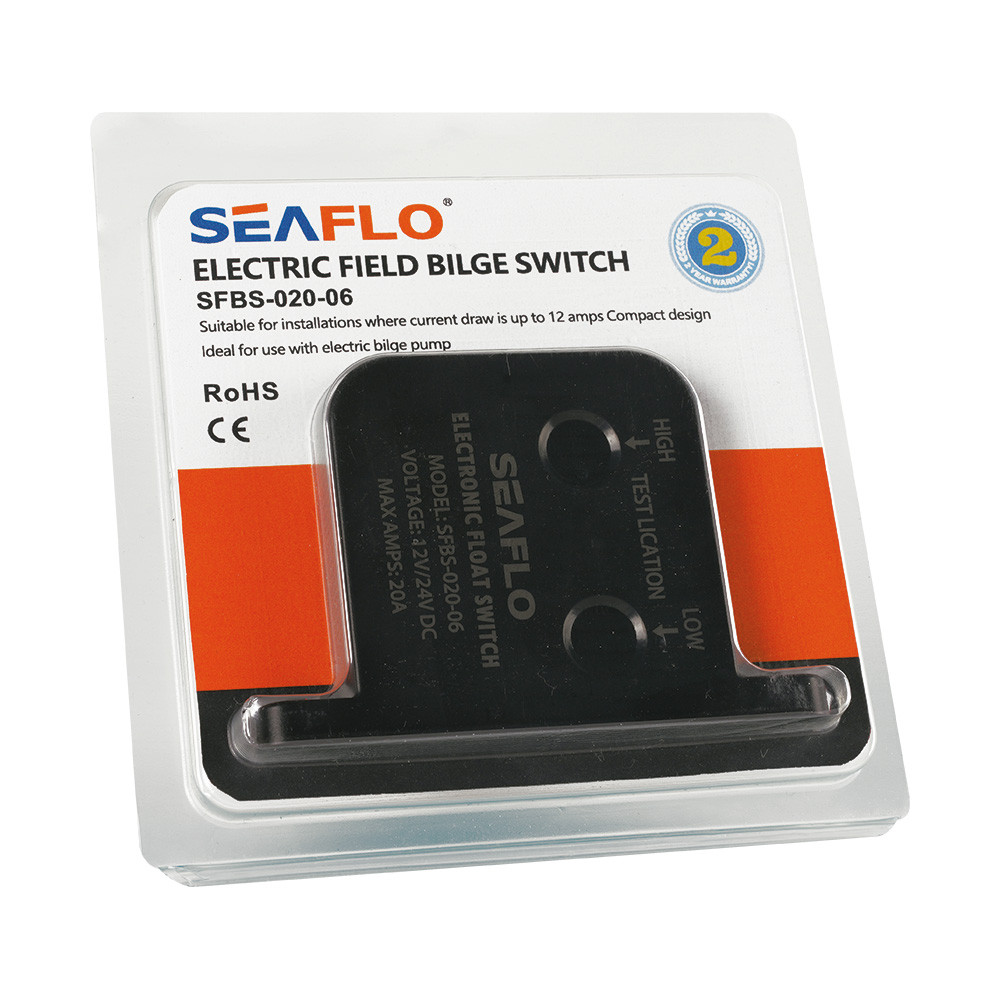 SEAFLO Electric Field Bilge Switch - For 12V/24V, Solid State, Up to 20A