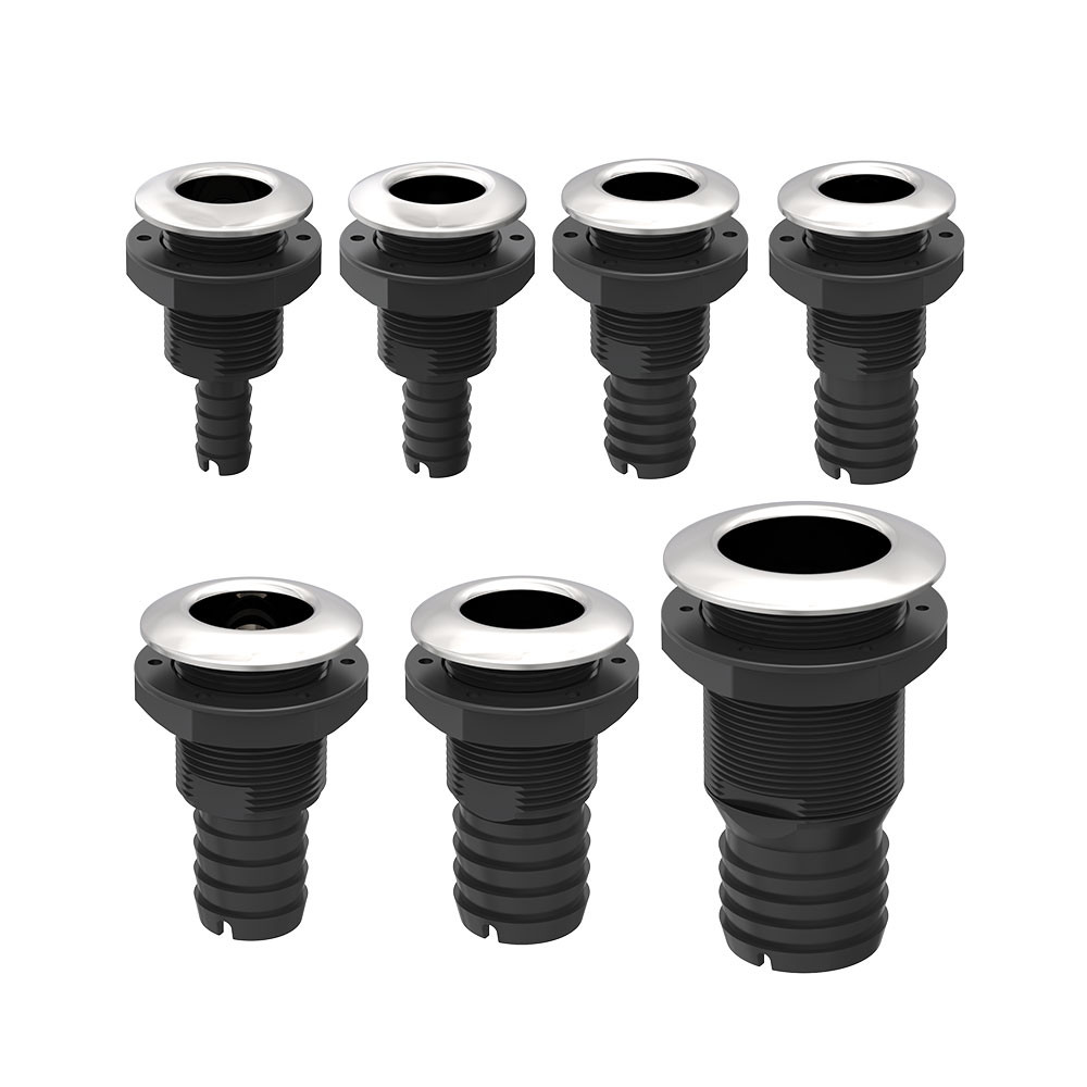 SEAFLO Thru Hull Fittings （Stainless Steel Capped ） - Seaflo Direct