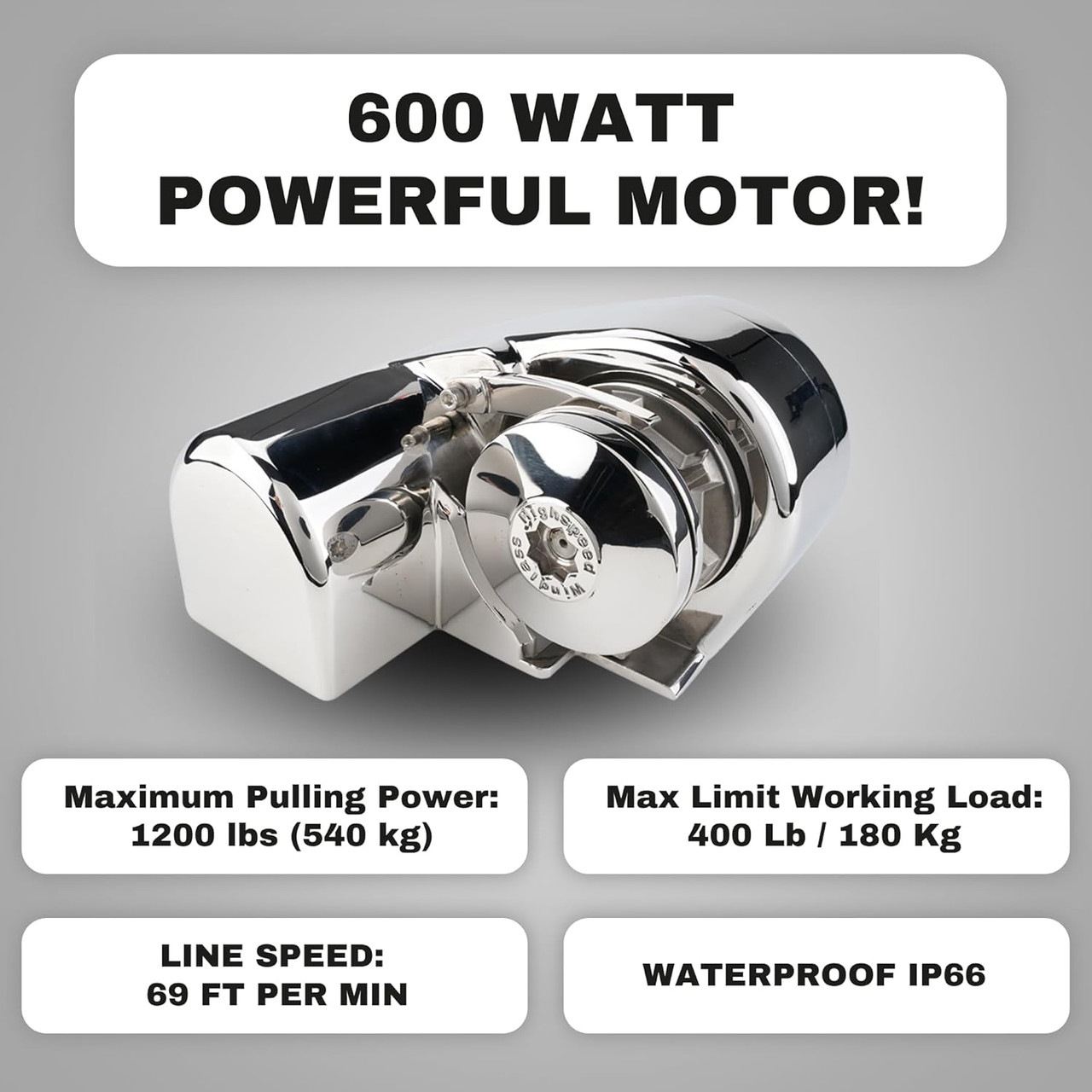 South Bend Components S612 Horizontal Windlass Anchor System - 600W 12V ...