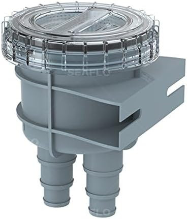 SEAFLO Raw Cooling Water Intake Basket Strainer for Seawater Marine & Boat