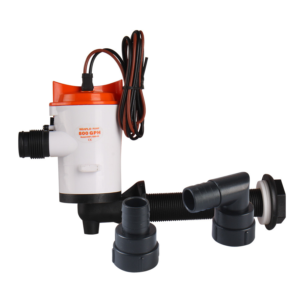 SEAFLO 05-Series 12V 800GPH Angled Submersible Livewell Tank Aerator ...
