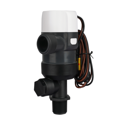 COMMODORE 1100 GPH Short Straight Livewell/Baitwell Pump