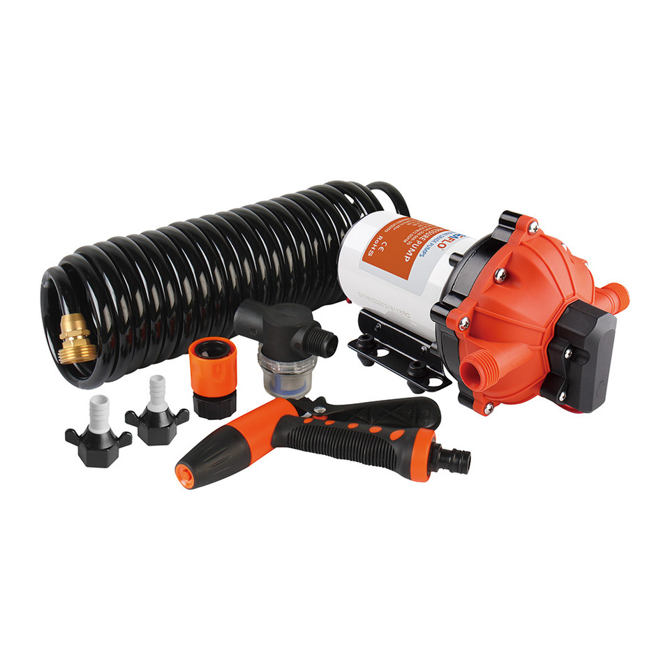 SEAFLO 55-Series Washdown Deck Wash Pump Kit for RV, Boat, Marine Yacht ...
