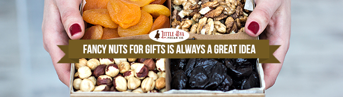Fancy Nuts for Gifts | Premium Pecan Tins & Baskets