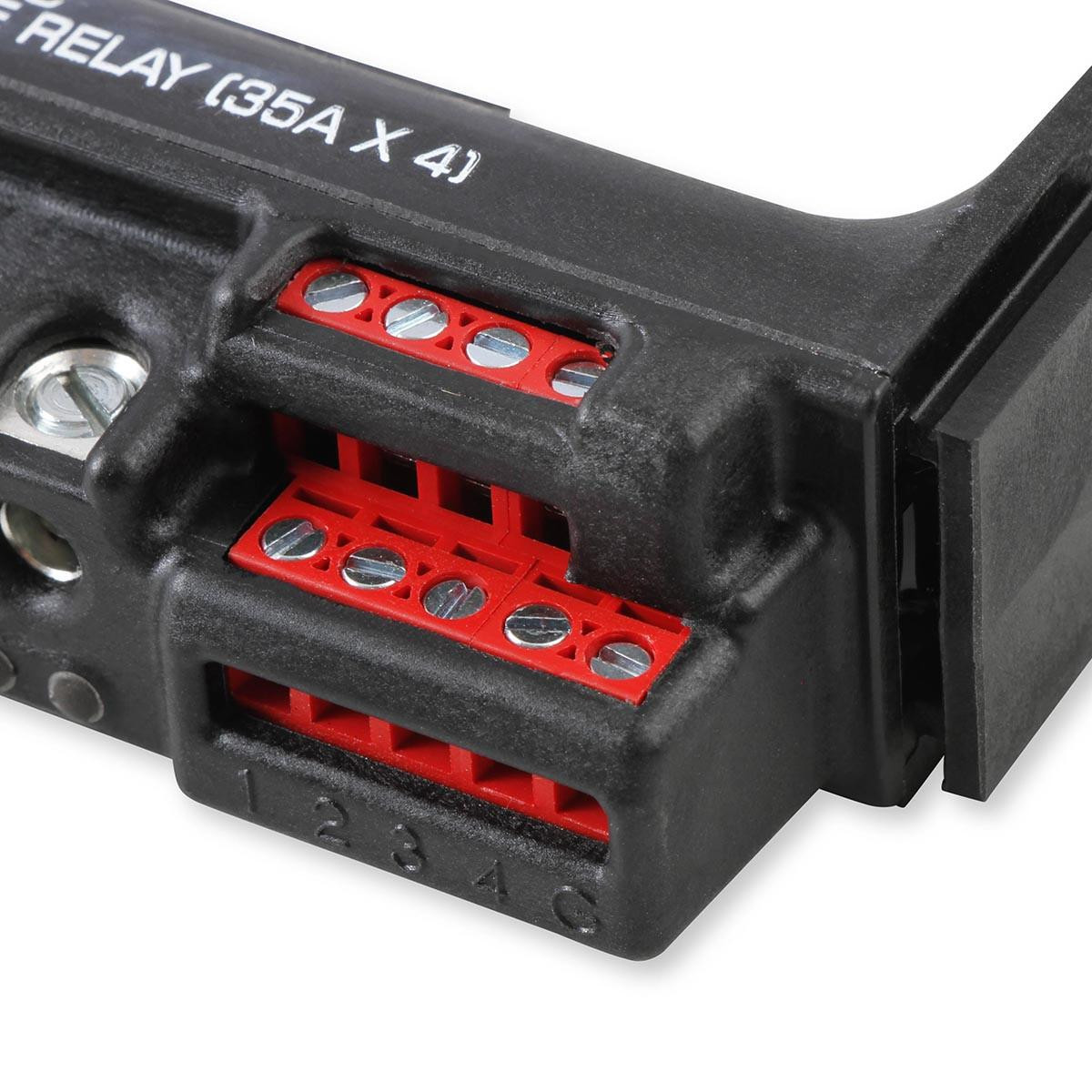 MSD 75643-HC High-Current Solid-State Relay 35Ax4, Black