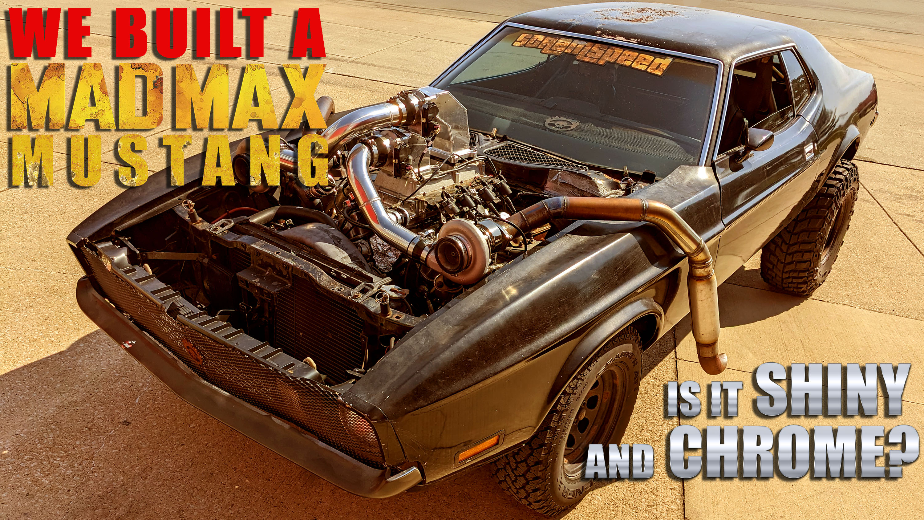 Mad Max Mustang Build – Custom Fabrication - Scram Speed