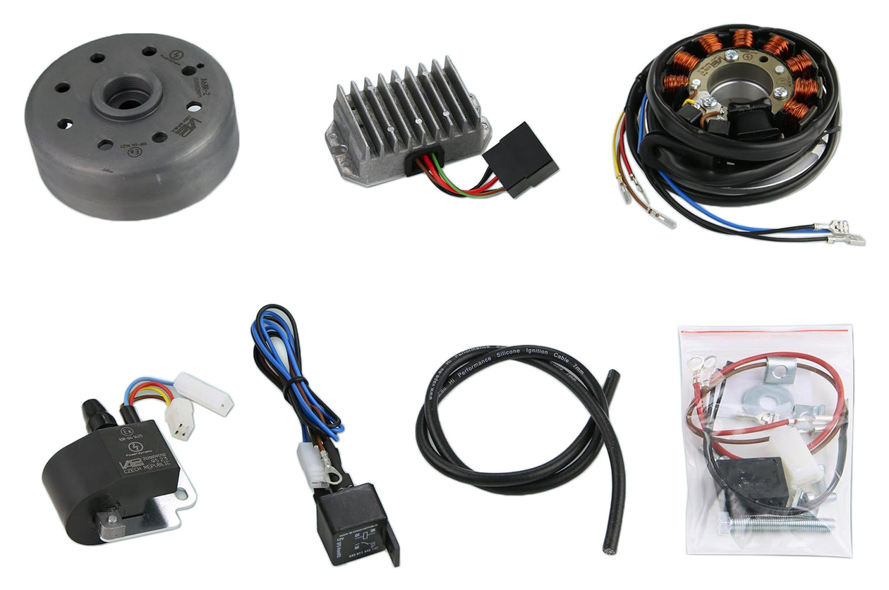 Powerdynamo VAPE Ignition System Stator for MZ ETZ125 ETZ150 DC System ...
