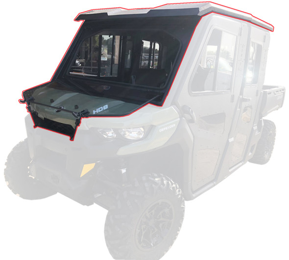 All Steel Complete Cab Enclosure System No Doors fits Can-Am 2016-23 ...