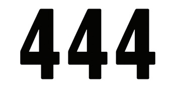 Factory Effex 3pk 5in Pro Number 4 Stickers Black 03-0274 - cyclesrus.net