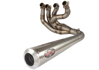 Voodoo Polished Sidewinder Megaphone Exhaust System for Kawasaki ZX14 ...