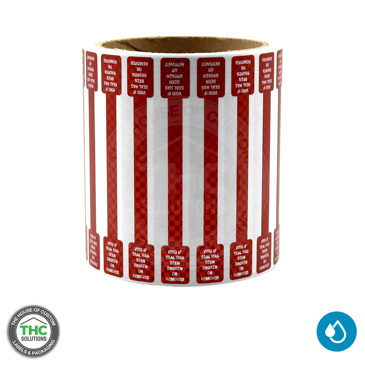Generic Tamper Evident Void Labels - 4" X 0.5" (Large)