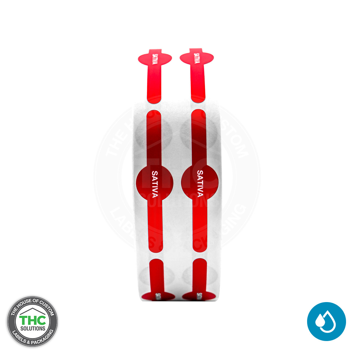 Generic Pre-Roll Tube Tamper Evident Labels - Sativa - 0.61" X 2.5 ...
