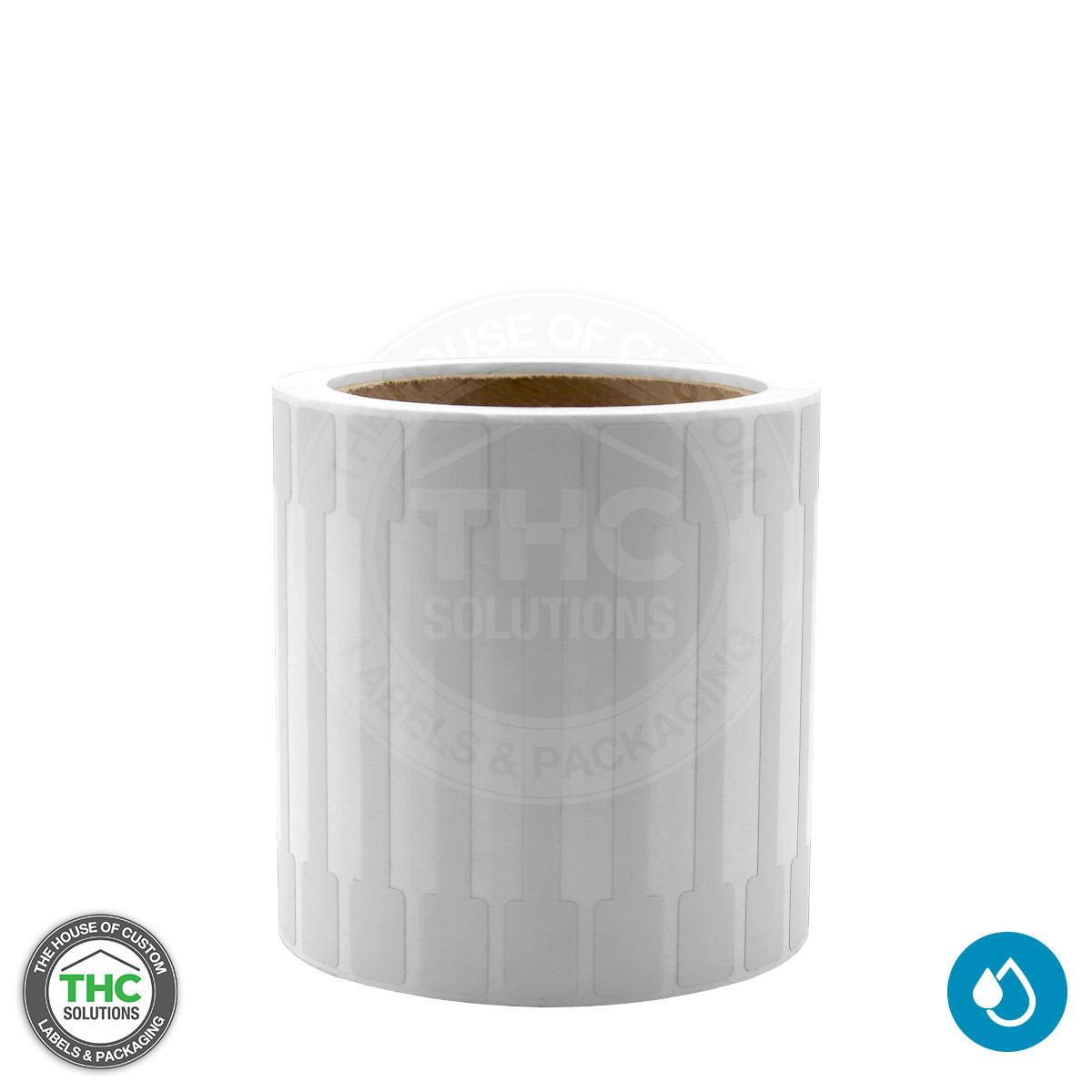 Matte White Tamper Evident Void Labels - 4" X 0.5" (Large) (1,000 Per Roll)