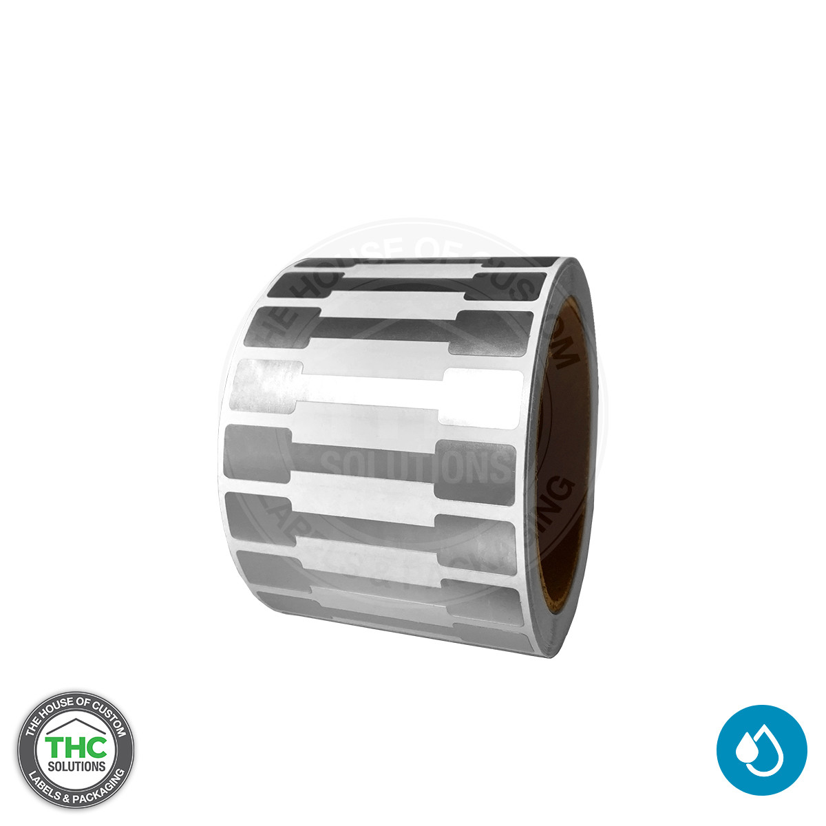 Blank Tamper Evident Void Labels - 2.75" X 0.5" Color Matte Silver ...