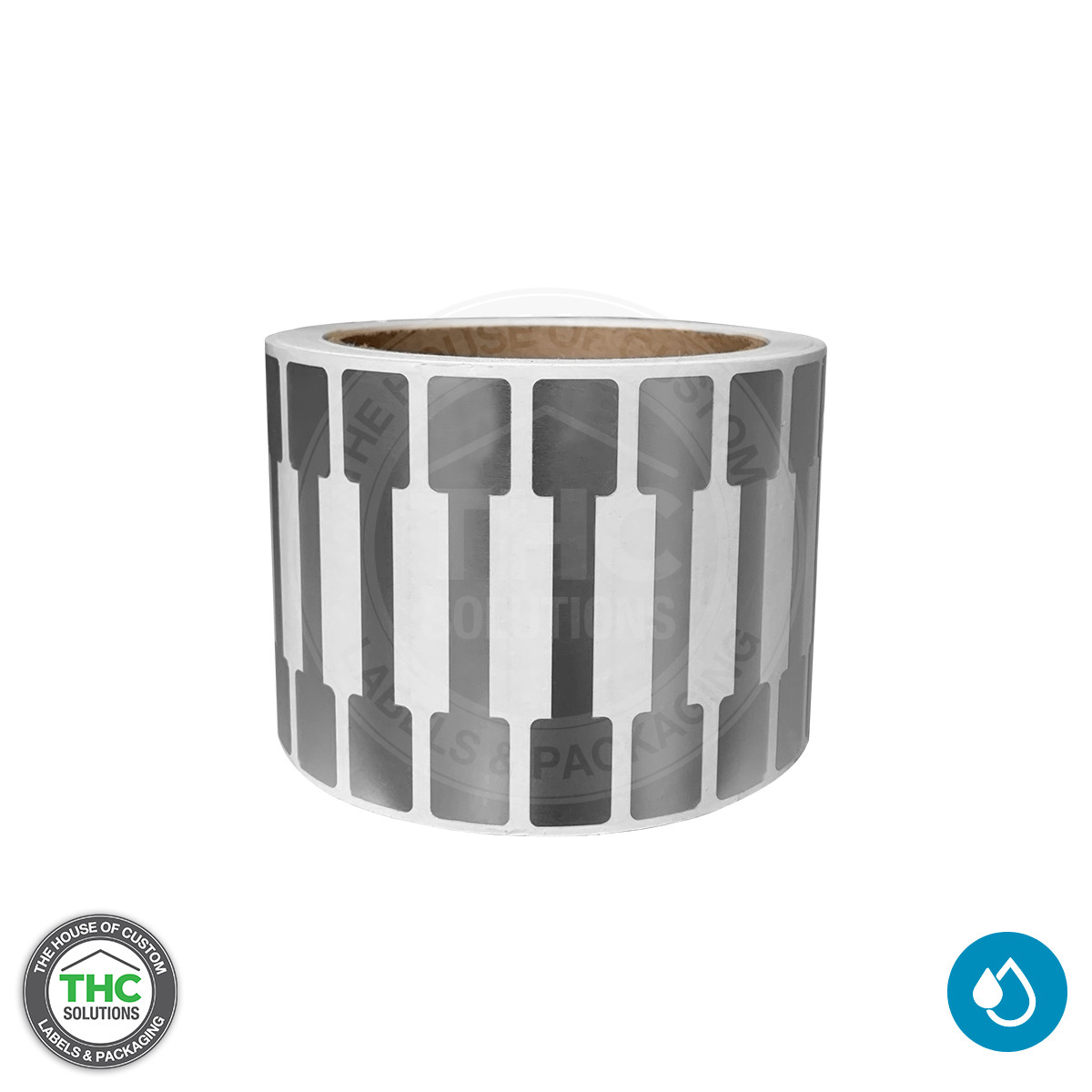Blank Tamper Evident Void Labels - 2.75" X 0.5" Color Matte Silver ...