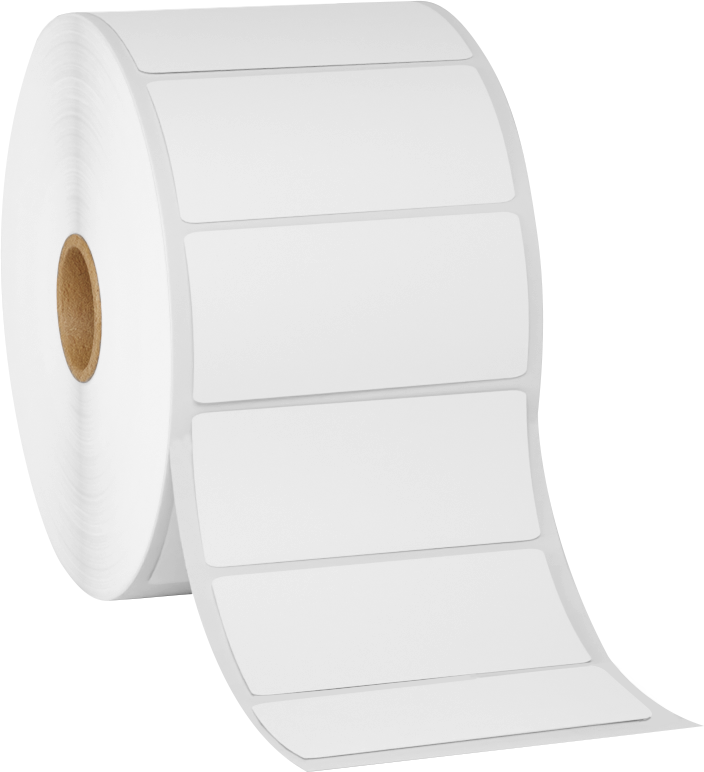 4" X 2" Blank Thermal Transfer Label (1" Core)