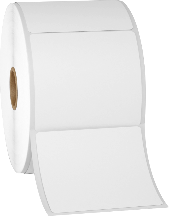 3" X 3" Blank Direct Thermal Label (1" Core)