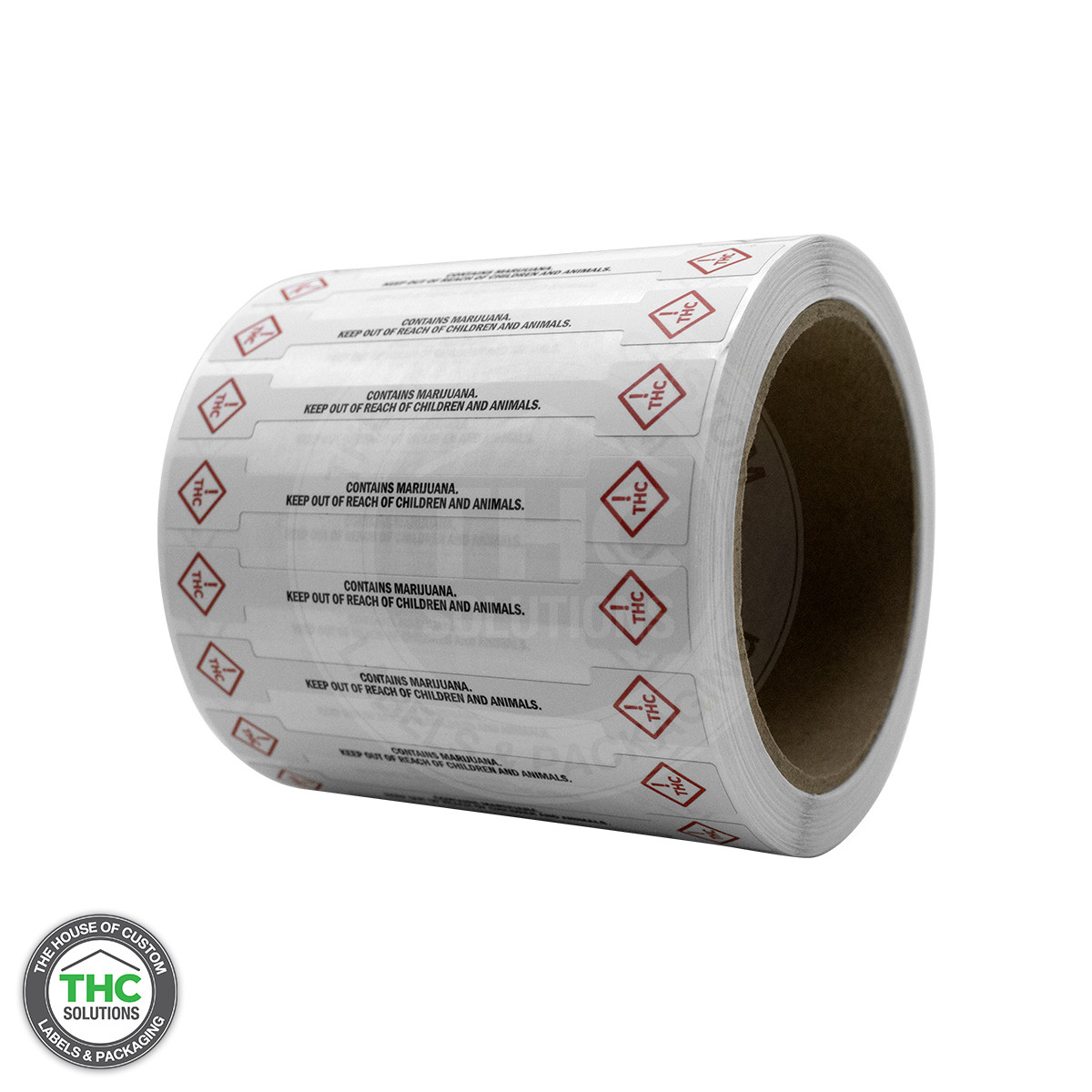Florida Tamper Evident Void Labels - 4" X 0.5" (Large)