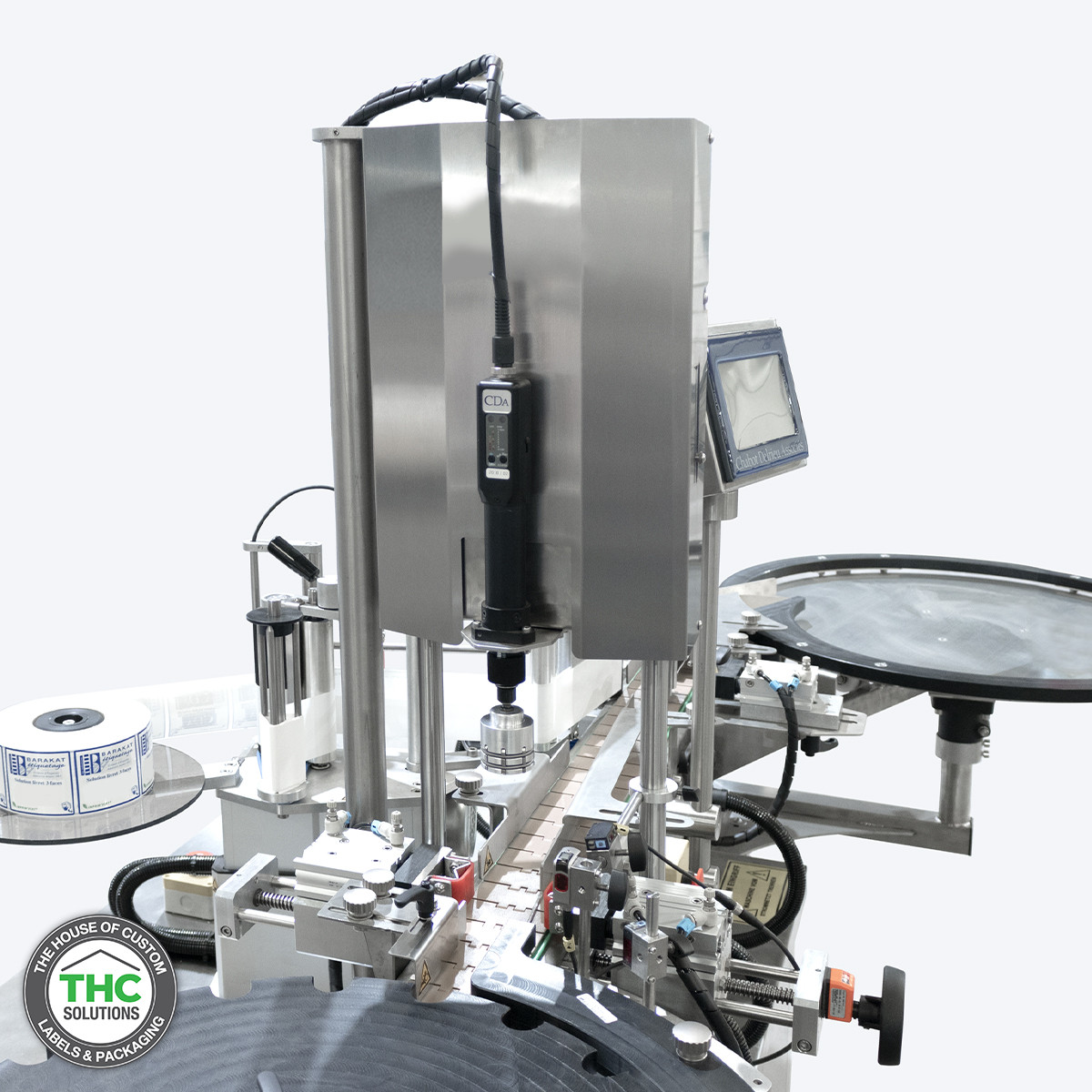 THC Tsunami Tincture Filling, Capping, and Labeling Machine