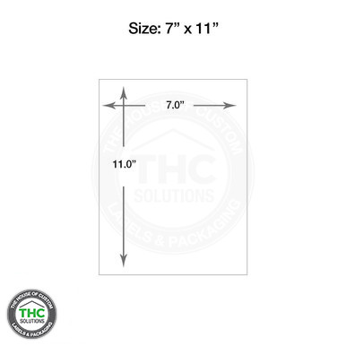 Laser Printable Signs, 7" x 11" (Qty 100 Per Pack)