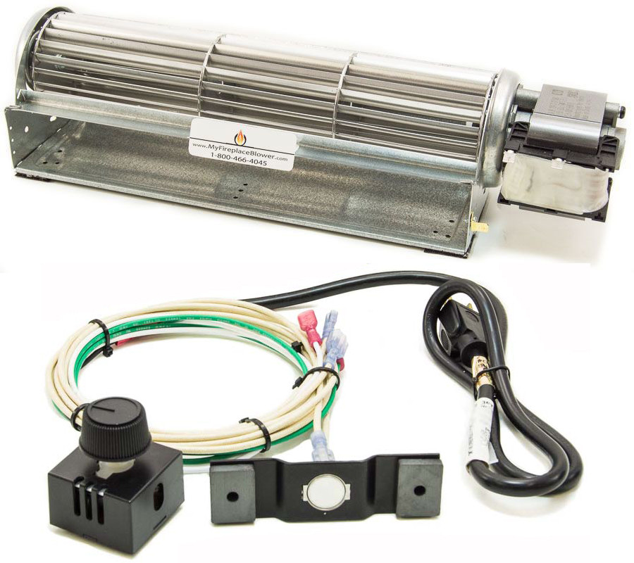 Wall Mounted Fireplace Blower Fan Variable Speed Control - Rheostat