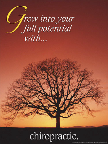 Grow Into Your Full Potential Poster - Clinical Charts and Supplies