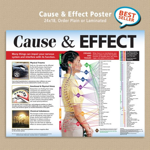 Cause And Effect Poster - Clinical Charts and Supplies