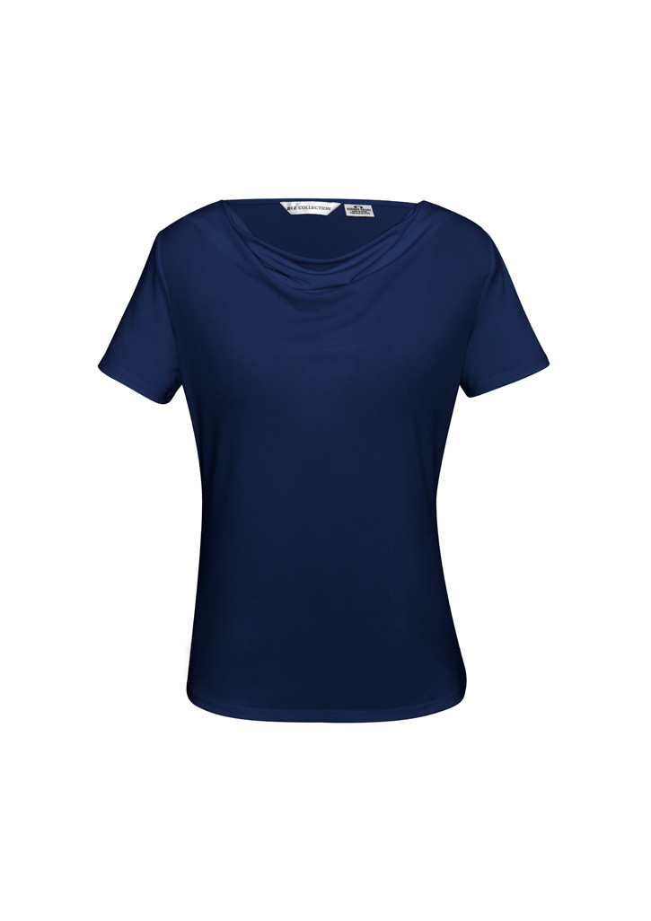 K625LS - Ladies Ava Drape Knit Top