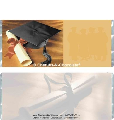 Personalized Graduation Candy Jars | The Candy Bar Wrapper