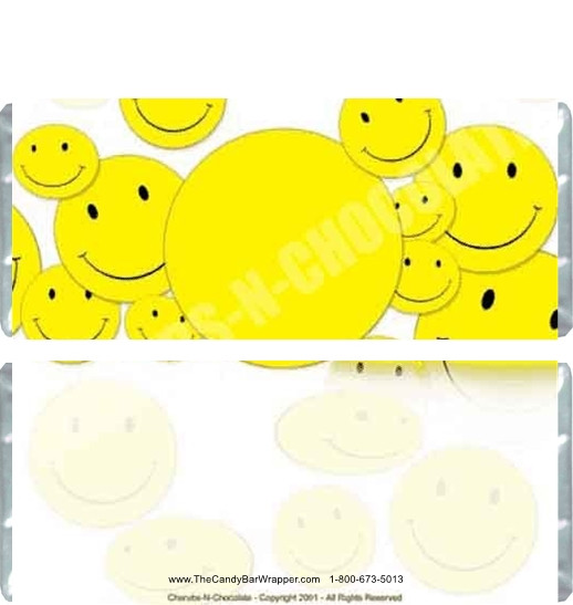 Smiley Face Retirement Candy Wrappers