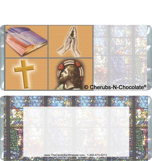 Communion Chocolate Bars as Communion Party Favors