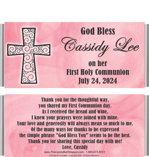 Religious Candy Wrappers and Religious Favors | The Candy Bar Wrapper