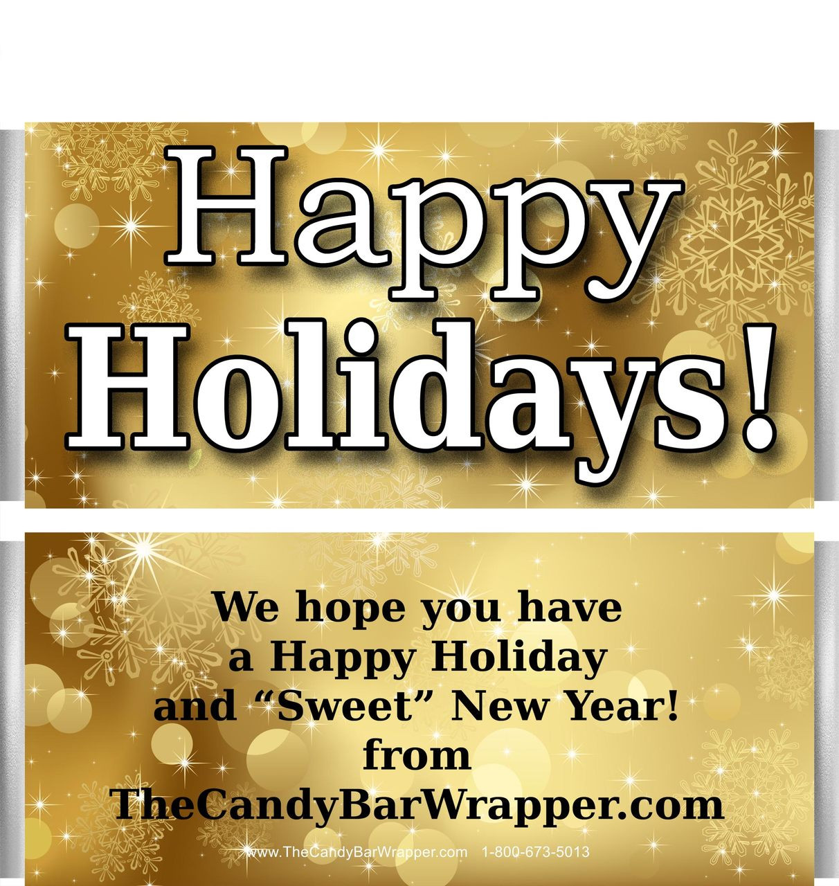 Holiday Candy Wrappers and Holiday Party Favors at The Candy Bar Wrapper