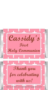 First Holy Communion Chocolate Bars at The Candy Bar Wrapper
