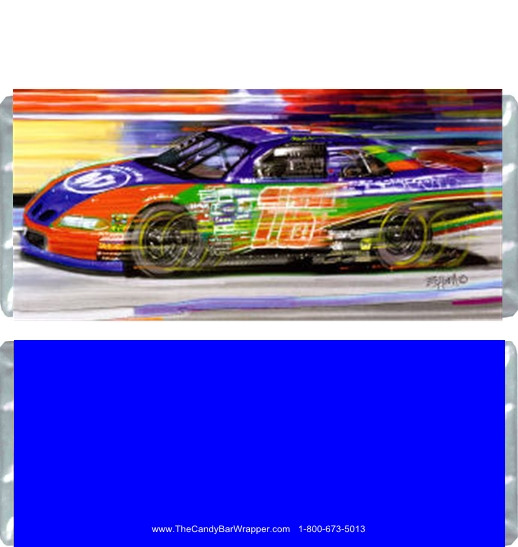 Race Car Candy Wrappers | The Candy Bar Wrapper