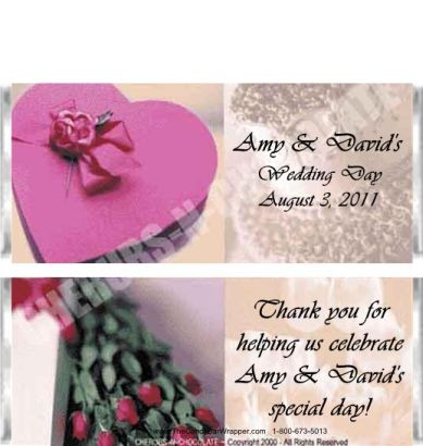 Personalized Chocolate Bars For Weddings | The Candy Bar Wrapper
