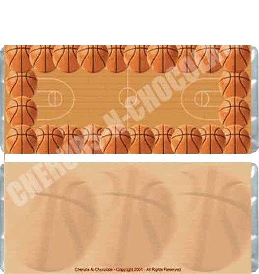 Basketball Player Candy Wrappers | The Candy Bar Wrapper