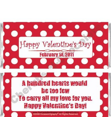 Choose Your Color Polka Dot Candy Wrappers