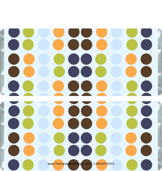 Black And White Polka Dots Candy Bars